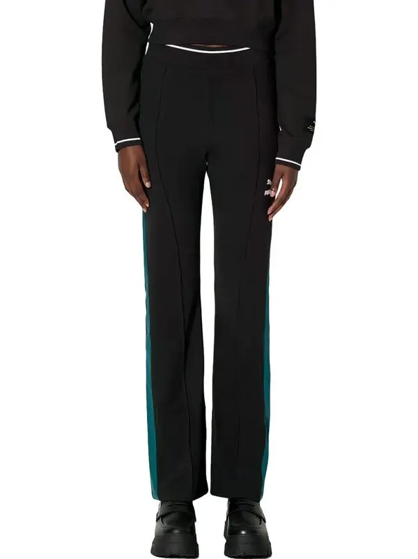 PUMA Side Stripe Flared Hem Leggings - Black