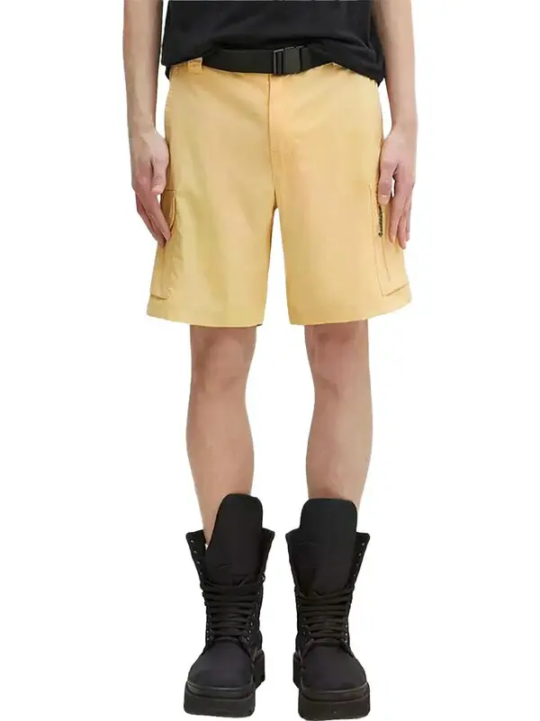 Columbia Belted Cargo Shorts With Side Zip Pockets - Neutrals