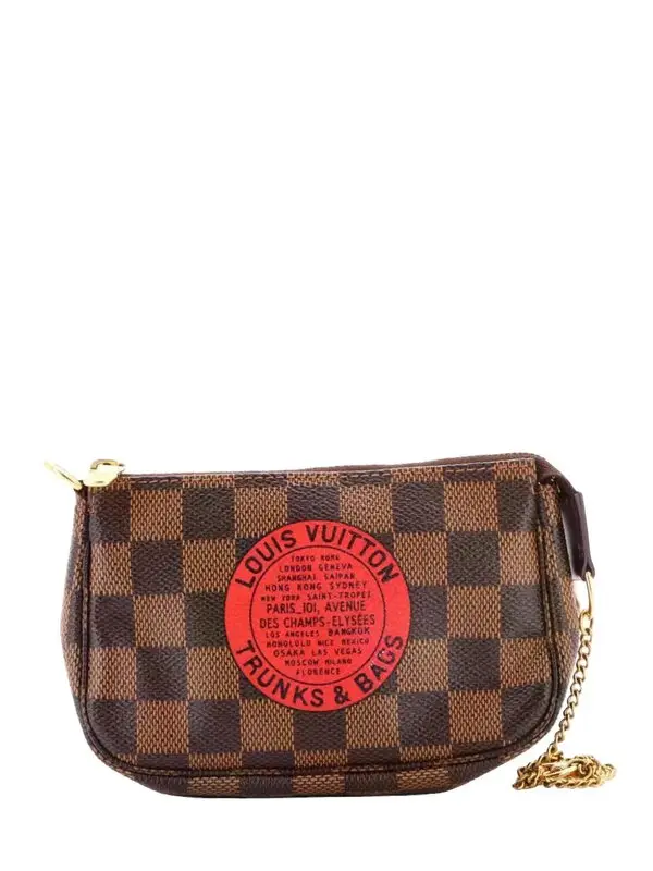 LOUIS VUITTON Limited Edition Damier Pochette Accessoires Mini - Brown