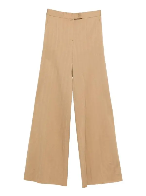Max Mara Cotton Trousers - Beige