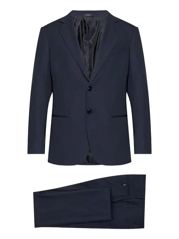 Giorgio Armani Wool Suit - Blue