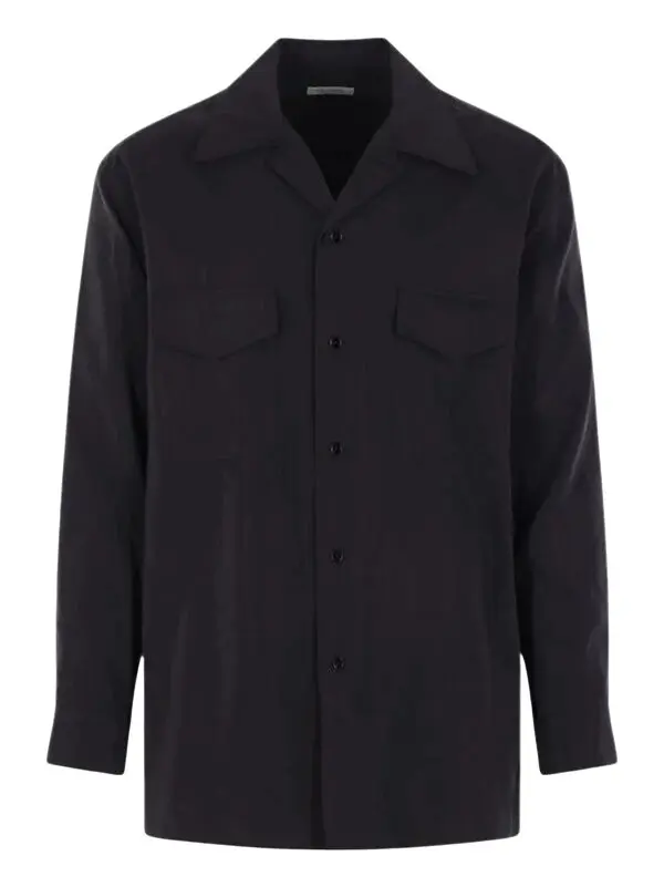 LEMAIRE Convertible Shirt - Black