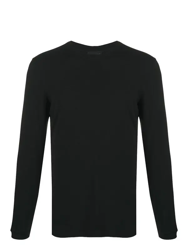 Giorgio Armani Viscose Blend T-shirt - Black