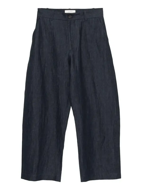 Studio Nicholson Wide-leg Trousers - Blue