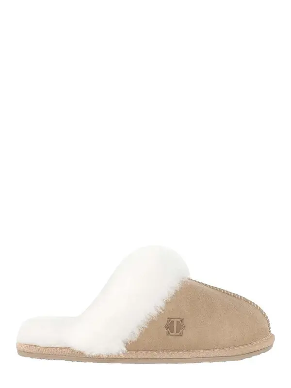 TOGAS Suede Slippers - Beige