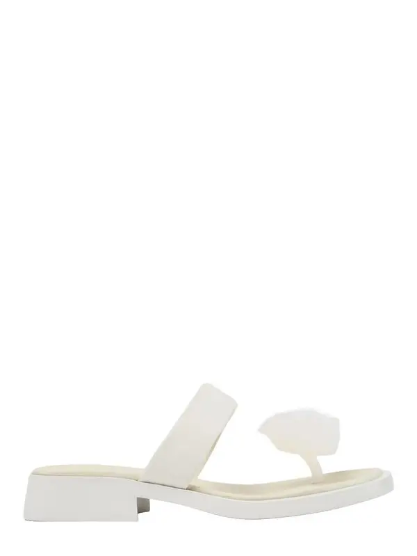 Camper Heeled Sandal - White
