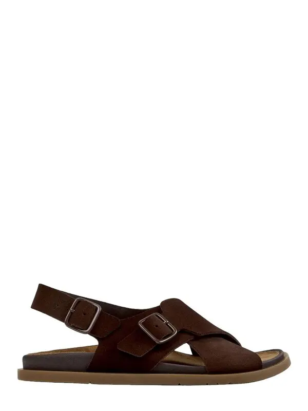 Camper Heeled Sandal - Brown
