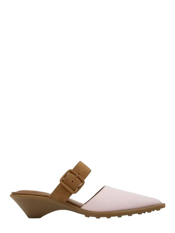 Camper Anita Leather Mules - Pink