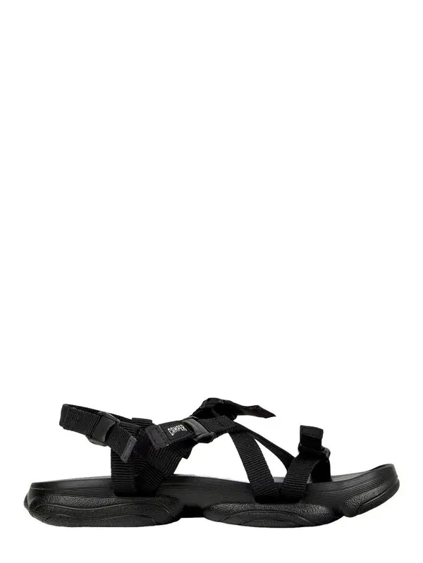 Camper Karst Recycled Fabric Sandal - Black