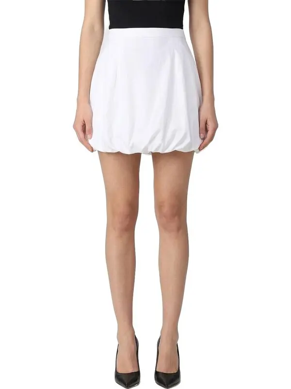 BY MALENE BIRGER Cotton Balloon Mini Skirt - White