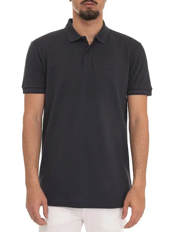 BOSS Cotton Polo Shirt - Blue
