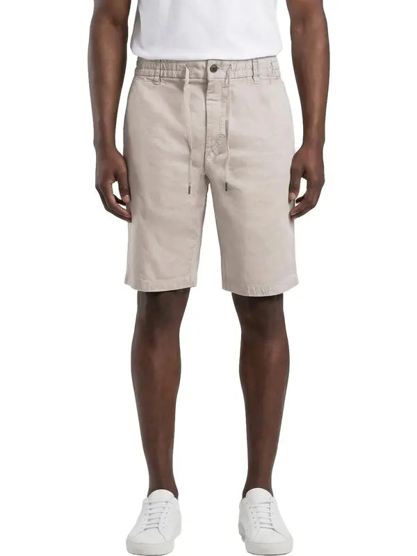 BOSS Cotton Stretch Shorts - Beige