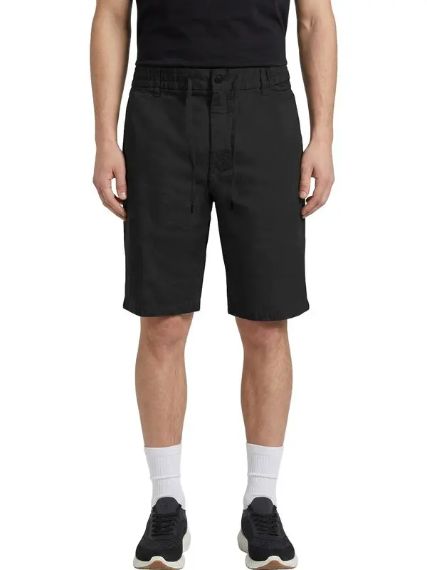 BOSS Cotton Stretch Shorts - Black