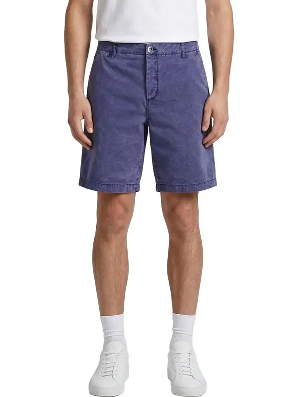 Jacquemus Cotton Chino Shorts - Blue