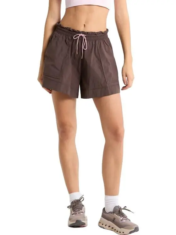Free People Horizon Shorts - Chocolate