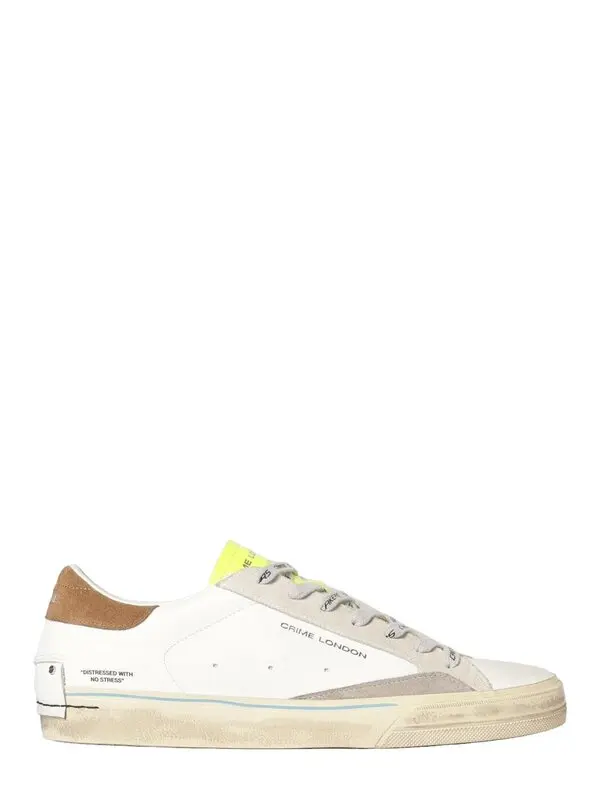CRIME LONDON Low Top Sneakers - White
