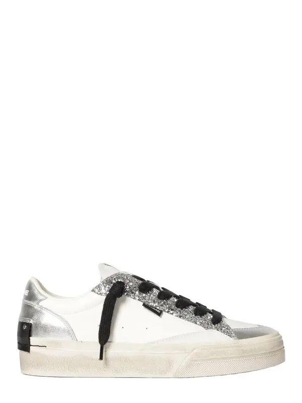 CRIME LONDON Low Top Sneakers - Silver