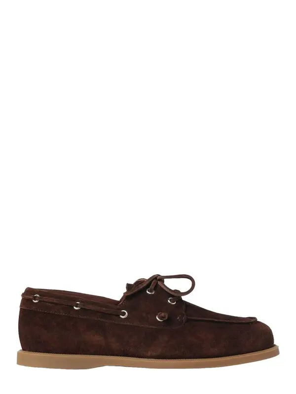 Etro Suede Boat Shoes - Dark