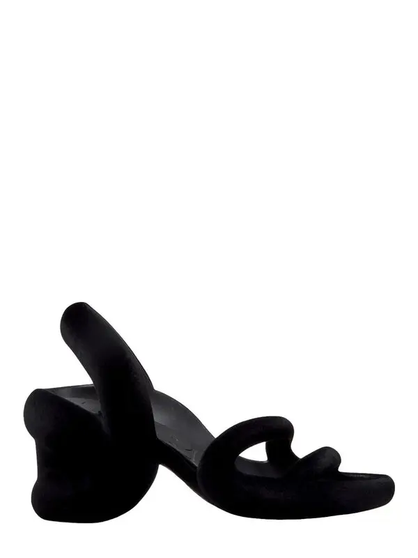 Camper Heeled Sandal - Black