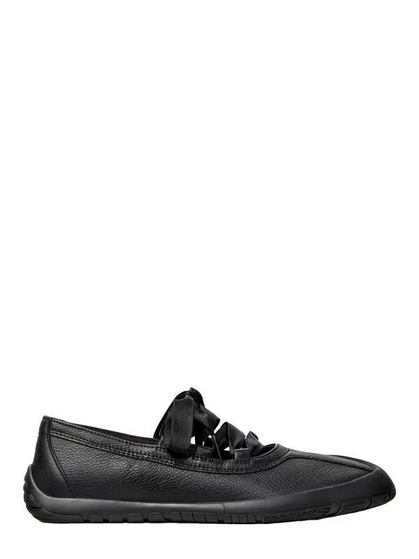 Camper Peu Path+ Leather Ballet Flats - Black