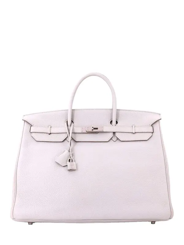 Hermès Birkin Handbag Togo 40 - Gris Perle