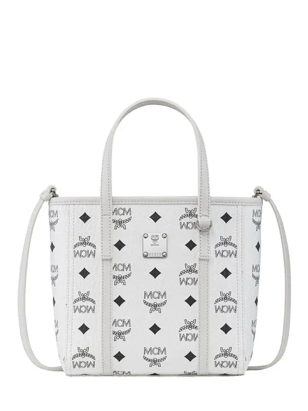 Mcm Toni Top-zip Shopper - White