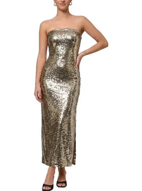Rachel Rachel Roy Yuri Sequin Midi Dress - Silver