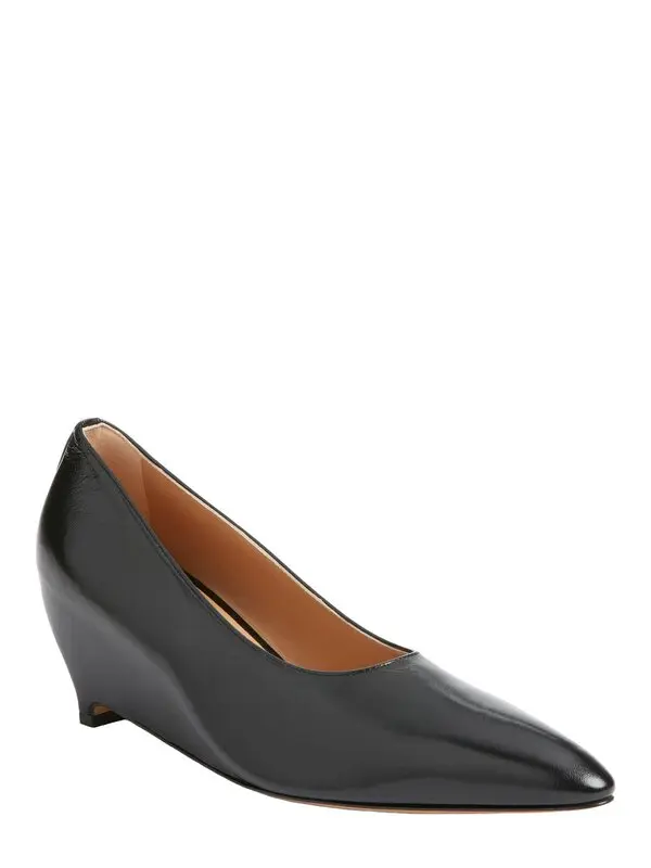 MAISON MARGIELA Wedge Pointed-toe Pumps - Black