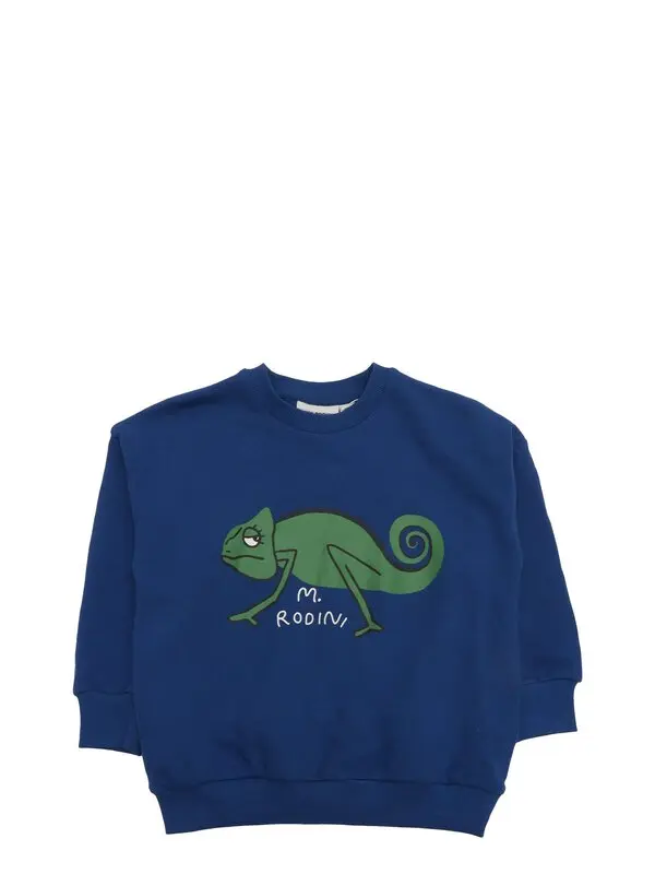 MINI RODINI Lizard Printed Sweatshirt - Blu