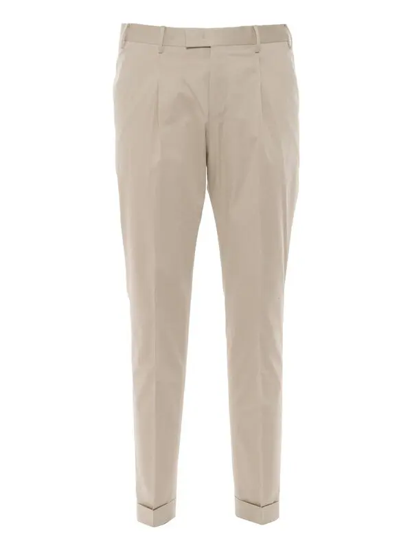 PT TORINO Pleated Trousers With Turn Up - Other