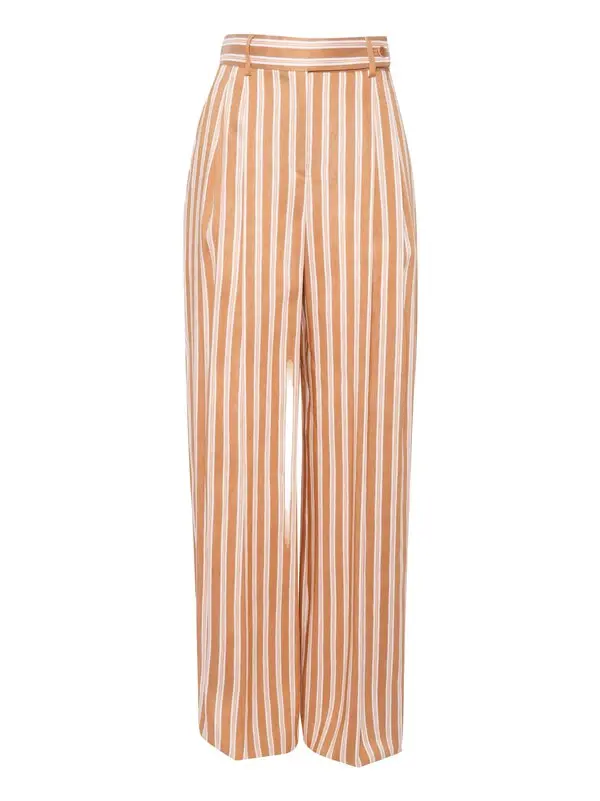 Alberta Ferretti Striped Wide Leg Trousers - Other