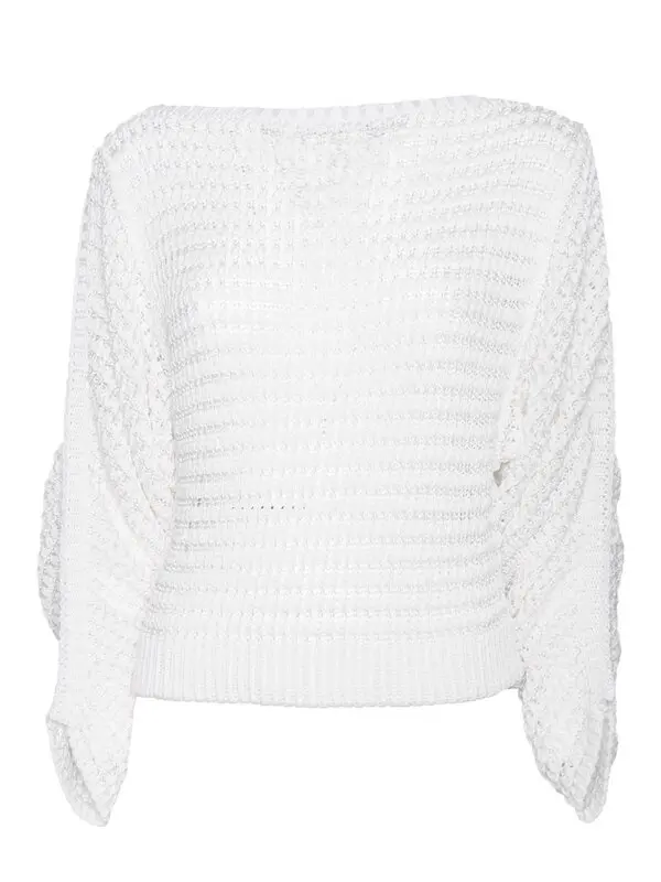 Alberta Ferretti Maglia Bianca - White