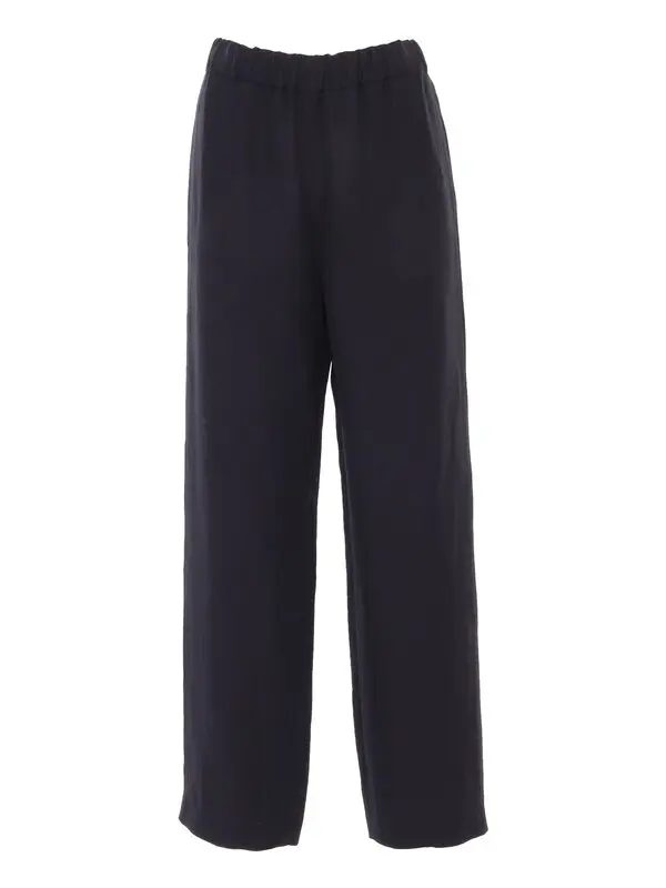 Fabiana Filippi Viscose Linen Jogging Trousers - Blu
