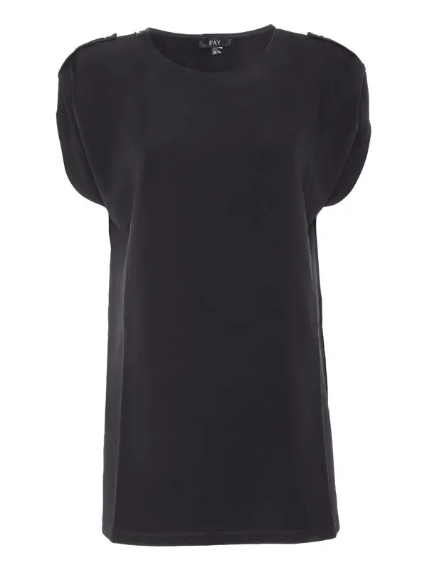 FAY Short Sleeve Blouse - Red