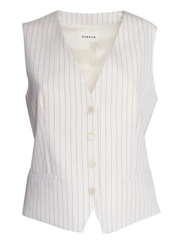 P.a.r.o.s.h Gilet - White