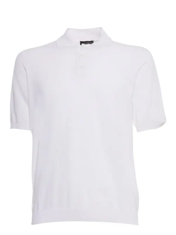 BALLANTYNE Short Sleeves Polo - White