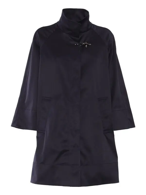 FAY Raglan Sleeve Cape - Blu
