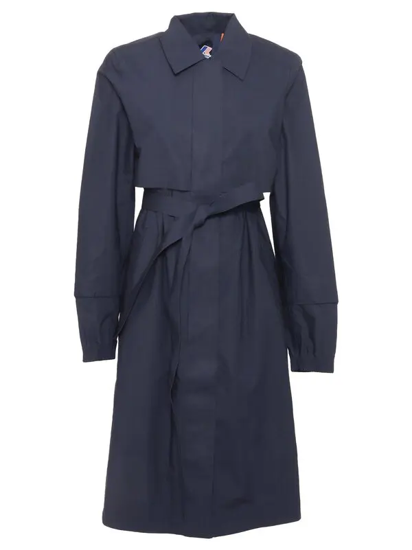 K-WAY Jesy 3 L Poplin Lungo - Blu