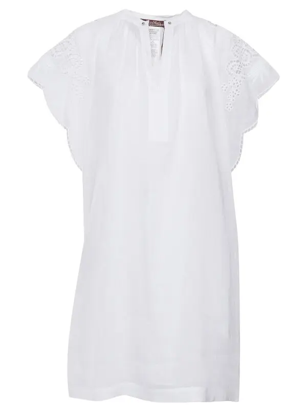Max Mara Astor Midi Dress - White