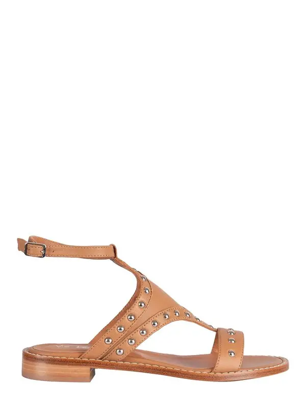 VIA ROMA 15 Nappa Sandal - Red