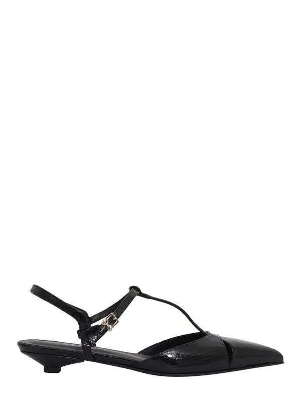 SERGIO LEVANTESI Slingback Fiamma5 Aspis Nero - Red
