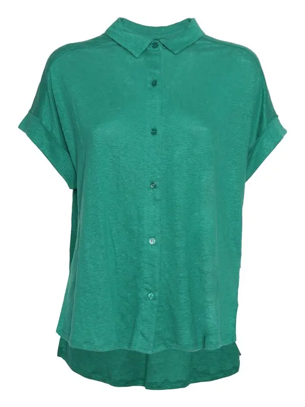 Majestic Filatures Short Sleeve Shirt - Green