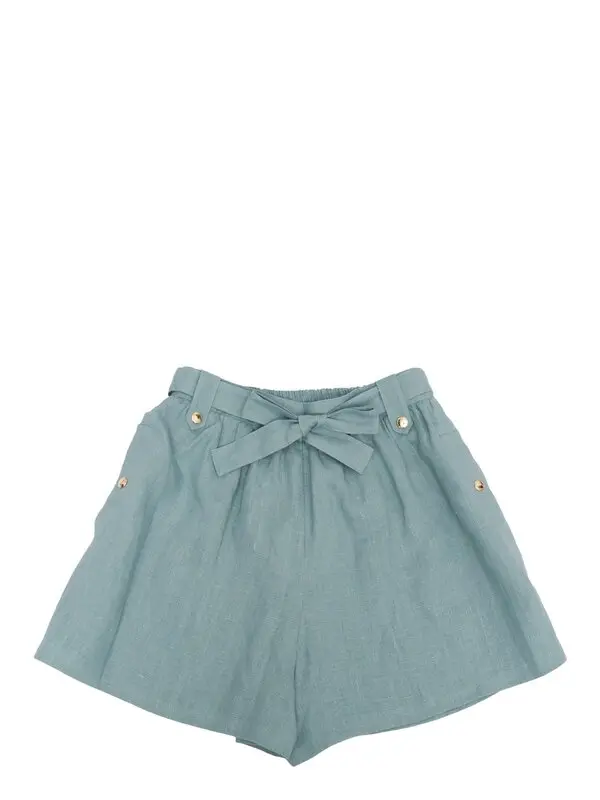 Chloé Linen Short - Blue