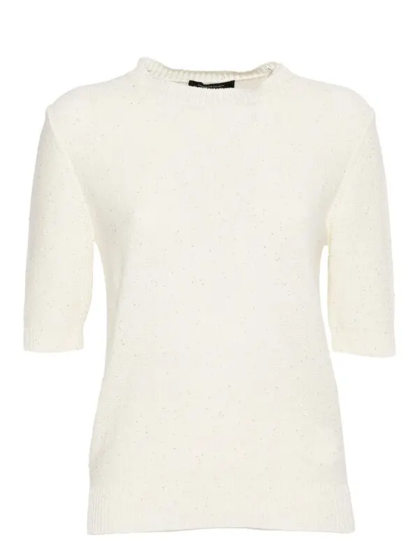 Fabiana Filippi Linen Top - White