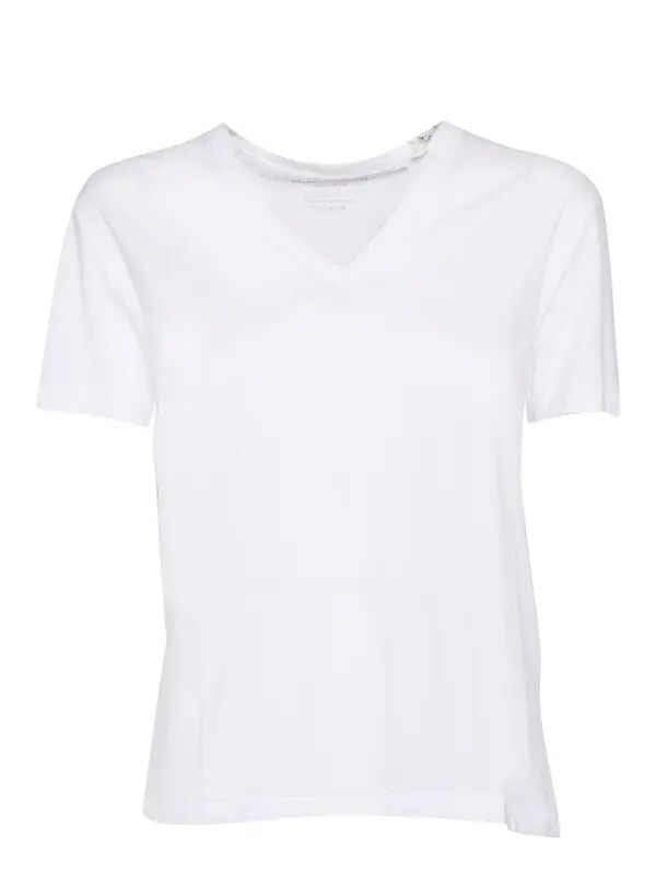 Majestic Filatures V-neck T-shirt - White