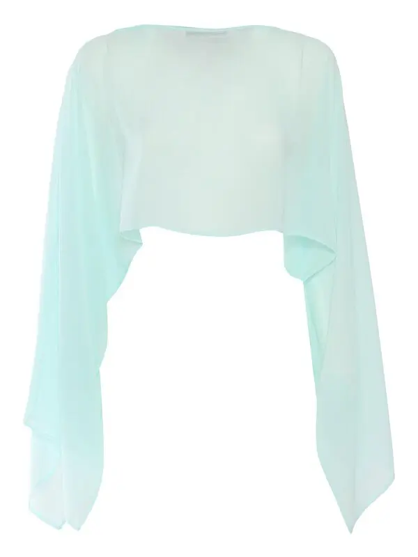 CLIPS Chiffon Cover-up - Blue