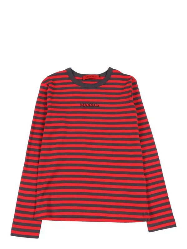 MAX&CO Striped T-shirt - Red