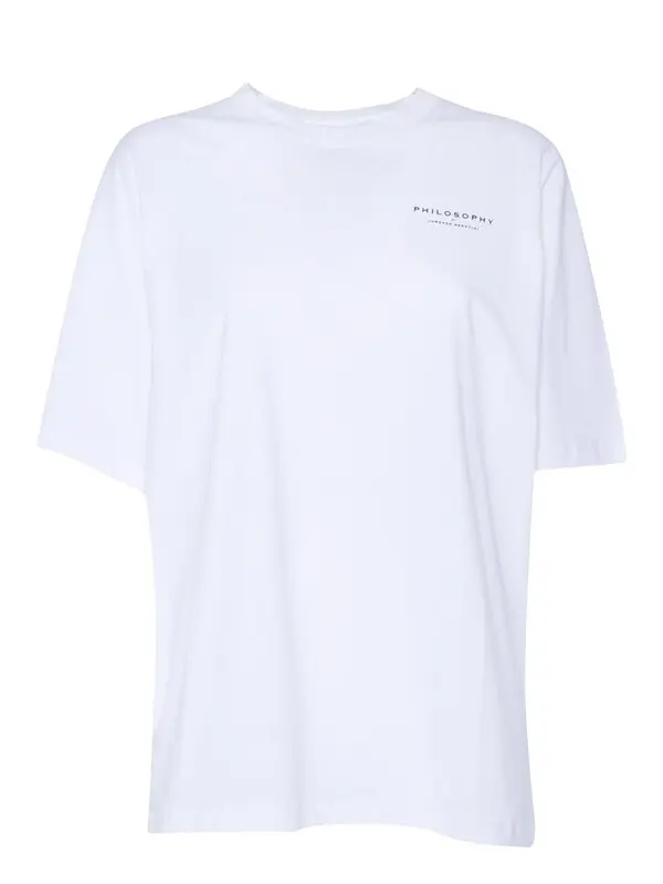 Philosophy Di Lorenzo Serafini Logo T-shirt - White
