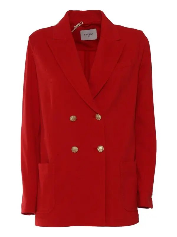 CIRCOLO 1901 D.petto Oxford T.c - Red