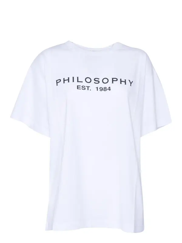Philosophy Di Lorenzo Serafini Logo T-shirt - White